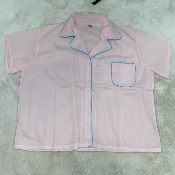 Vintage | Intimates & Sleepwear | Vintage 6s Elaine Sklar Sheer Pajama ...
